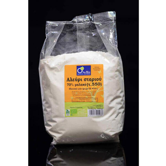 Αλεύρι τύπου 550 μαλακό ΒΙΟ 1kg | Σάλβια